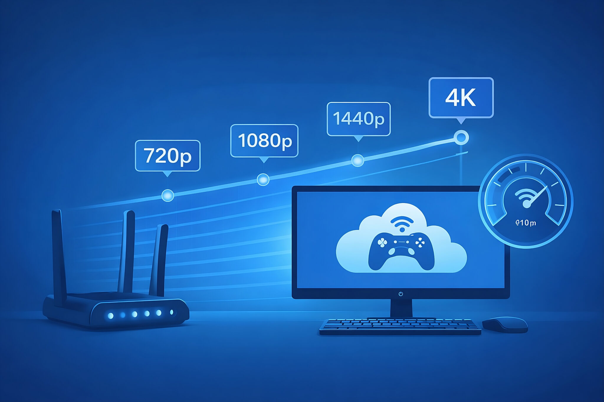 Bandwidth Requirements for Cloud Gaming: From 720p to 4K | Cloud Loadout